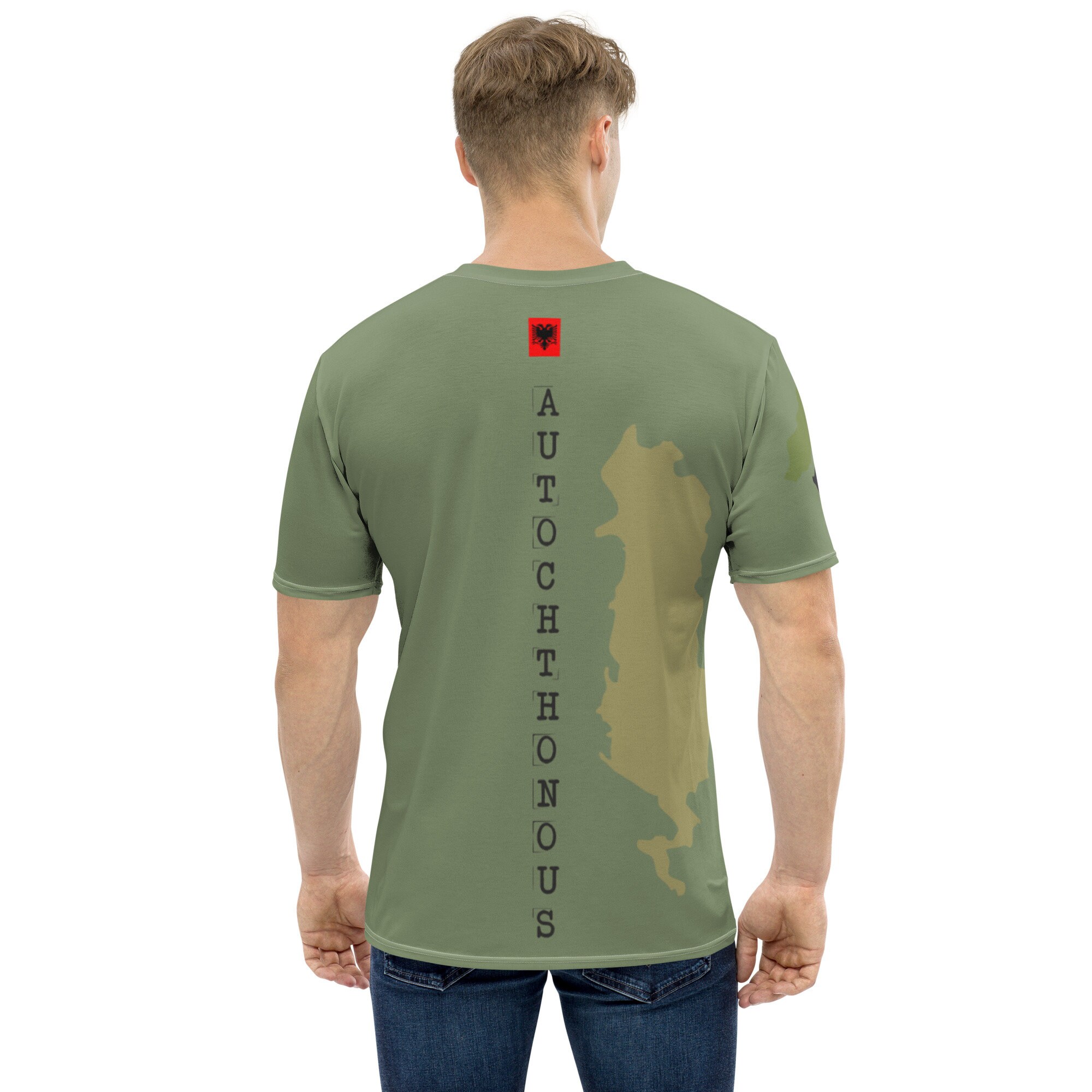 Autochthonous Albania Map Inspired Camouflage T-shirt. - Etsy