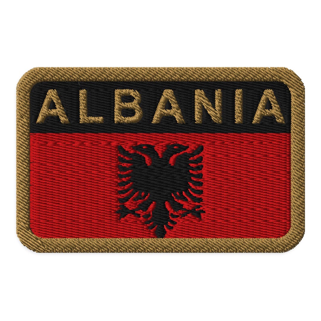 Albania Military Embroidered Patches - Etsy