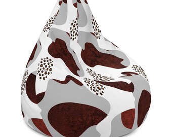 Cow Print Bean Bag - Etsy