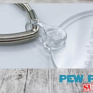 Round Keychain Tabs, 25 Keychain Connectors, Bulk Keychain Tabs ...