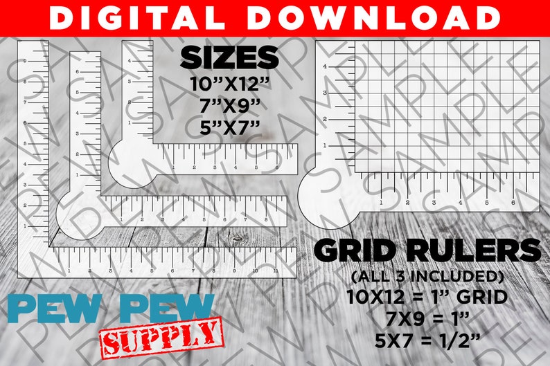 Photo Ruler Laser Cut File, Photo Prop Ruler, Reference Size for Photos ...
