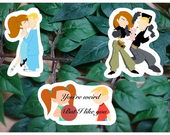 Kim Possible Stickers - Etsy