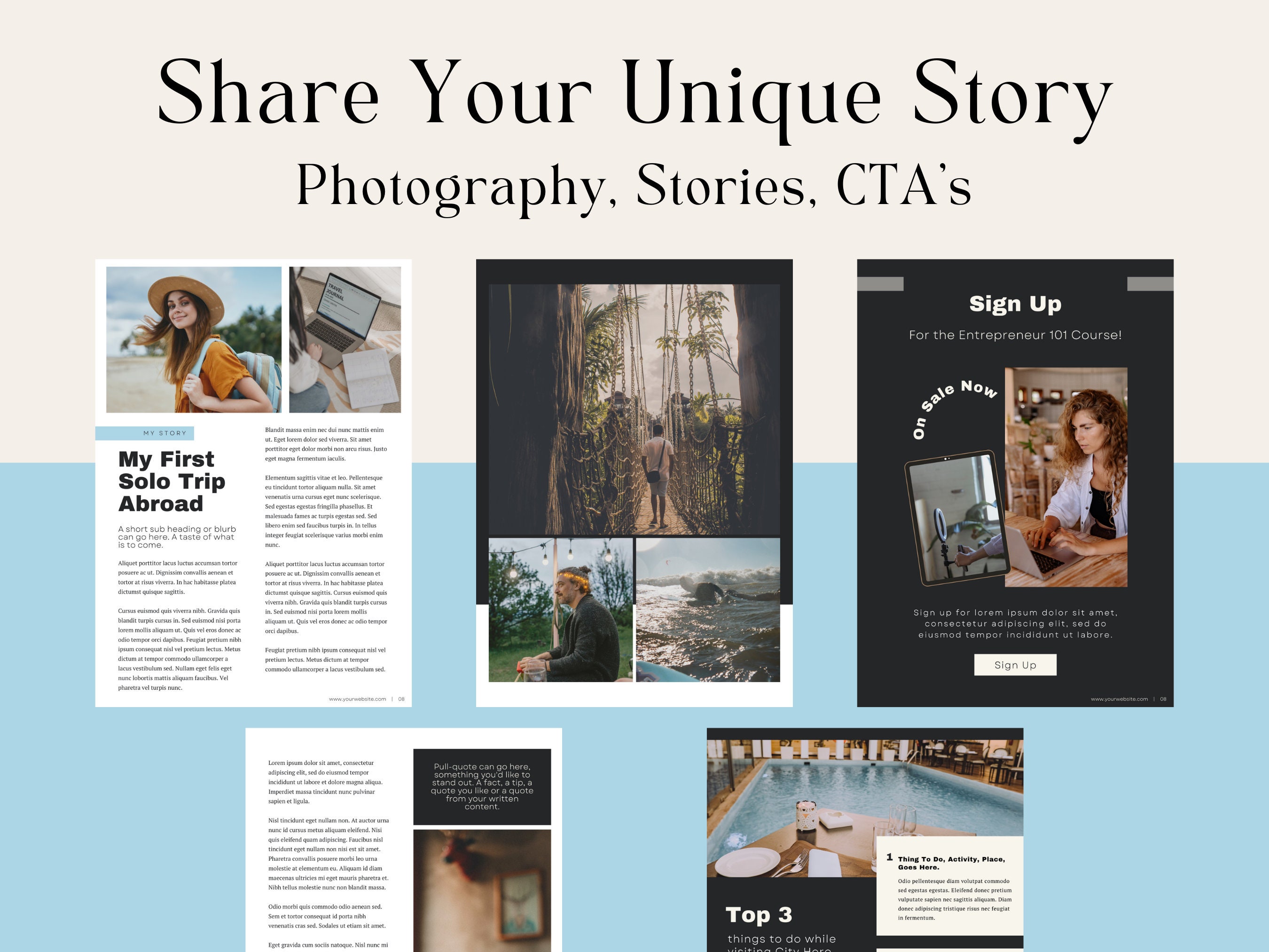 Travel Guide Templates Travel Ebook Travel Guide Ebook Template Canva ...