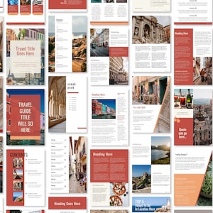50 Travel Guide Ebook Templates for Canva / Travel Ebook / Ebook ...