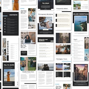 Travel Guide Templates Travel Ebook Travel Guide Ebook Template Canva ...