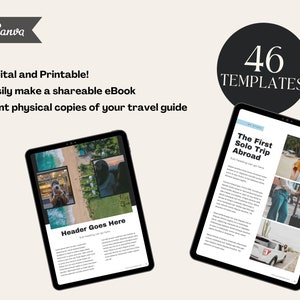 Travel Guide Templates Travel Ebook Travel Guide Ebook Template Canva ...