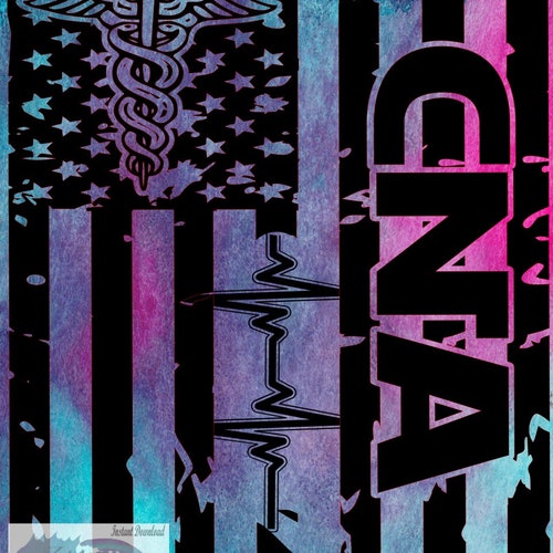 CNA American Flag PNG - Etsy