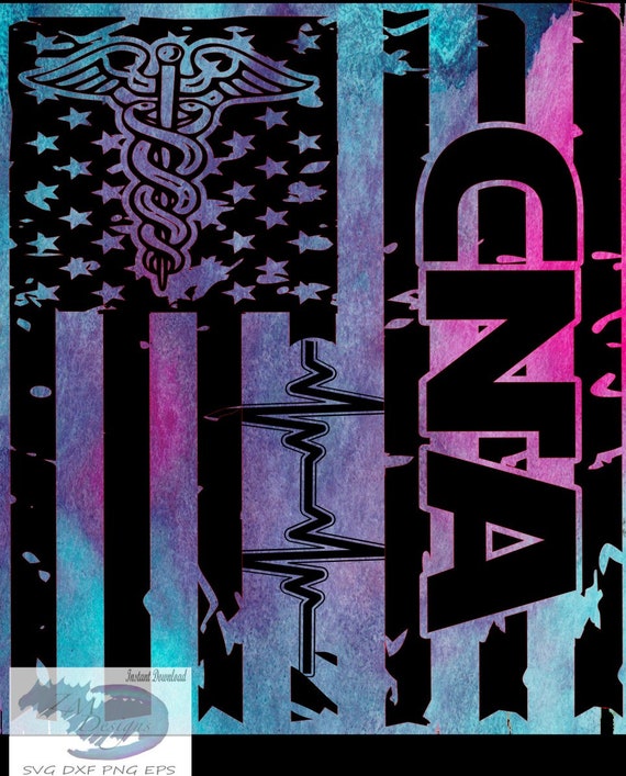 CNA American Flag PNG - Etsy