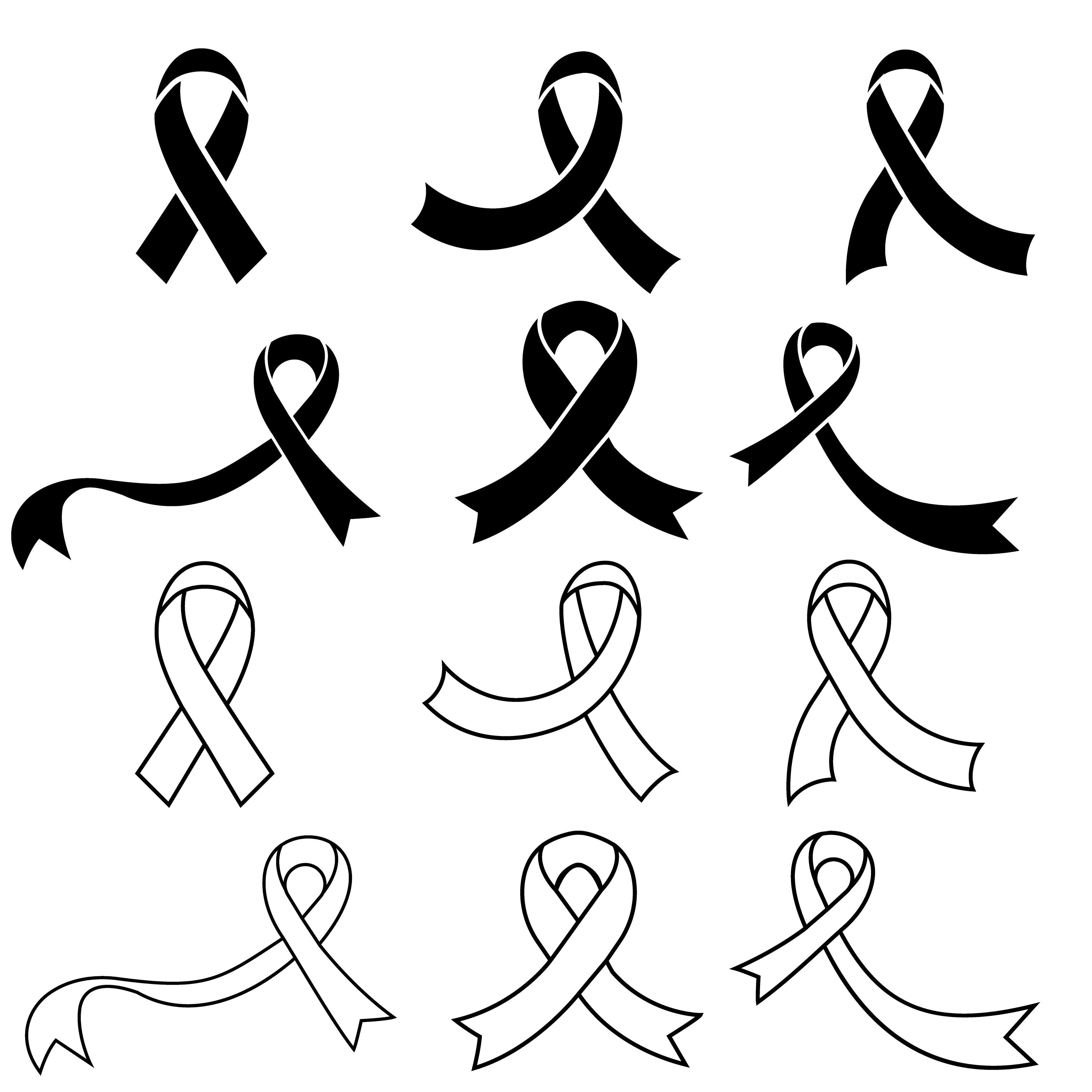 Awareness Ribbon SVG, Breast Cancer SVG, Cancer Ribbon SVG, Survivor ...
