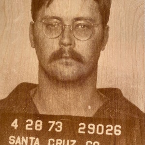 Ed Kemper Mugshot Laser Engraved Wall Art - Etsy