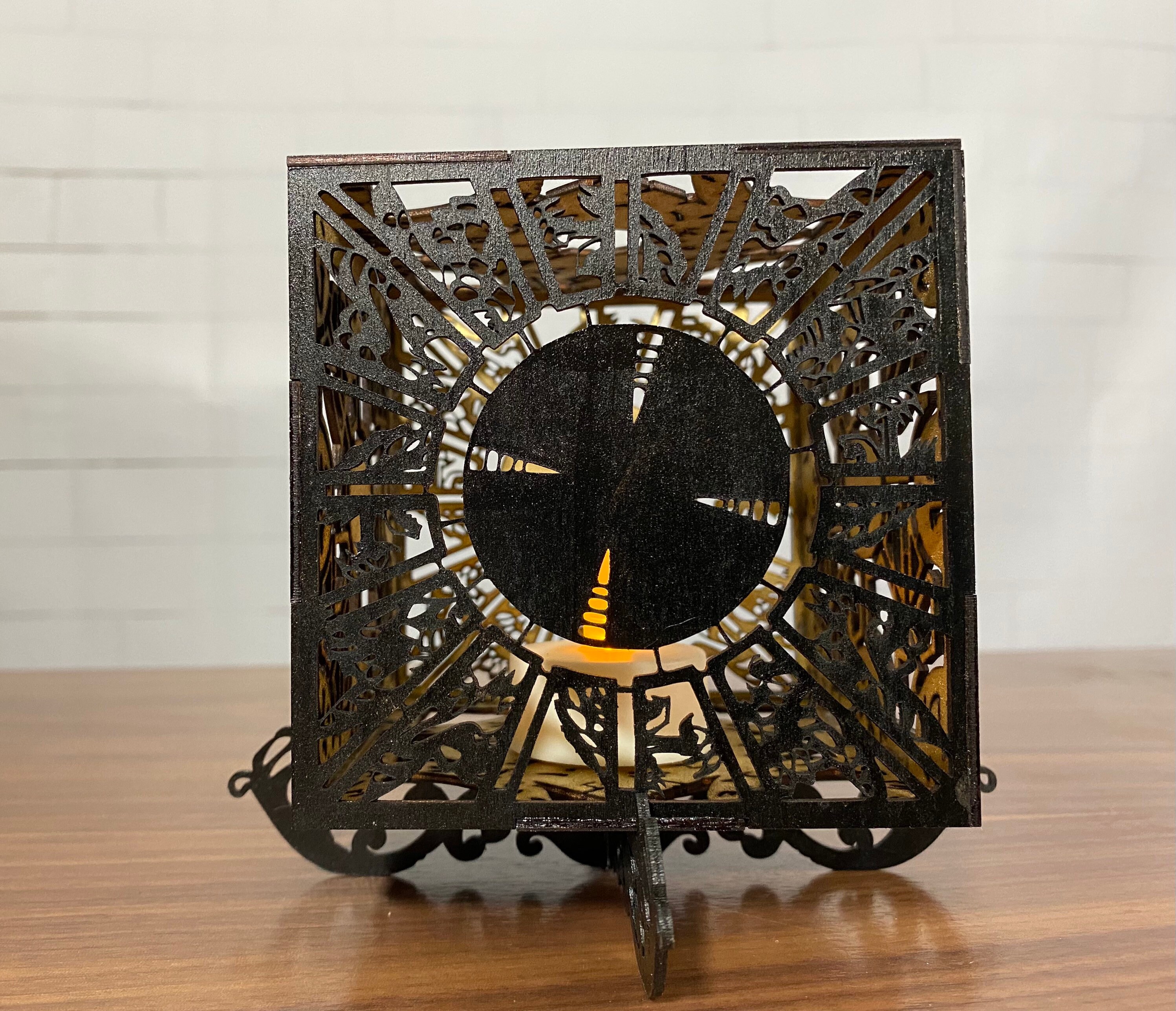 Pin head Puzzle Box Lantern/Candle Box | Etsy