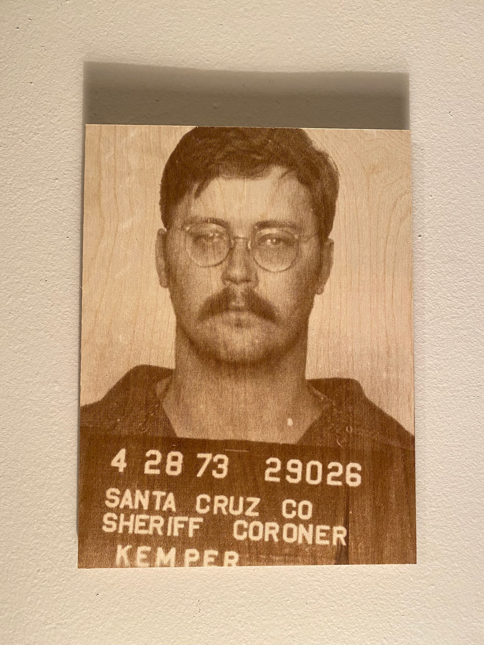 Ed Kemper Mugshot Laser Engraved Wall Art - Etsy
