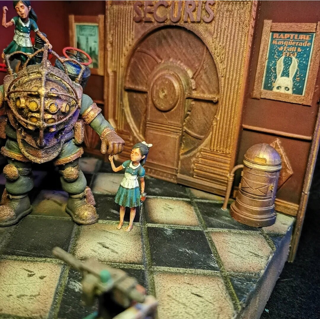 Bioshock, Rapture, Big Daddy Video Game Model - Etsy
