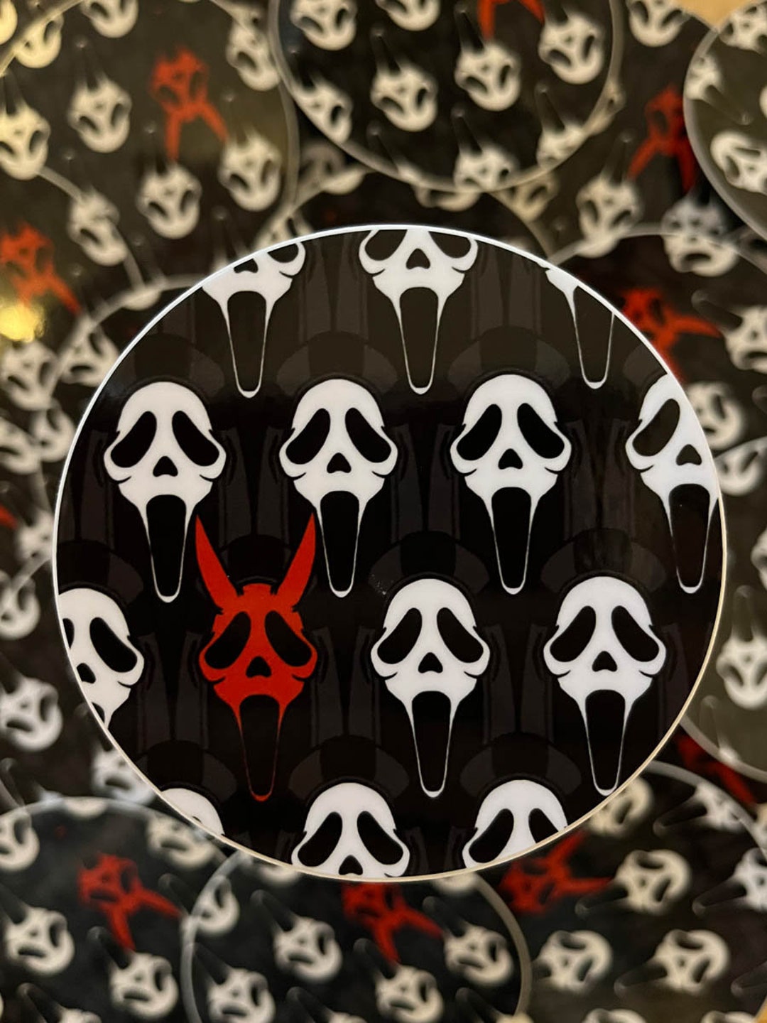 Ghostface Sticker - Etsy