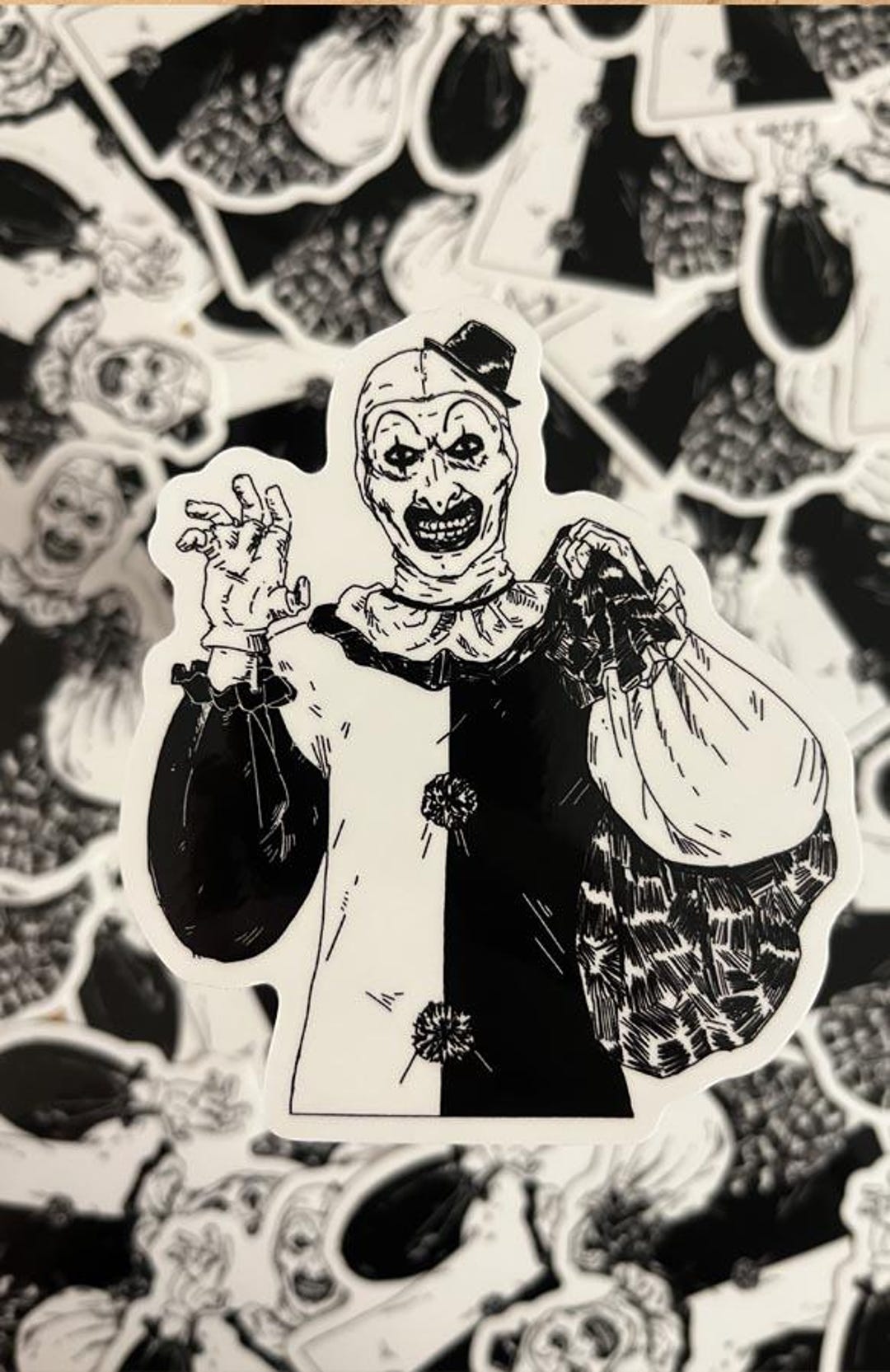 Art the Clown Sticker - Etsy