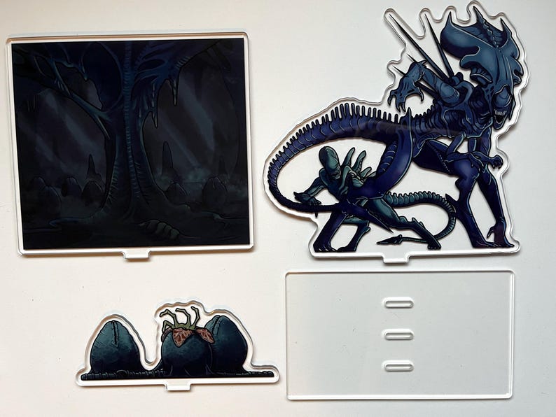 Xenomorph Alien Queen Acrylic Standee Large - Etsy