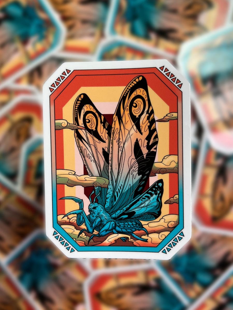 Mothra Sticker - Etsy