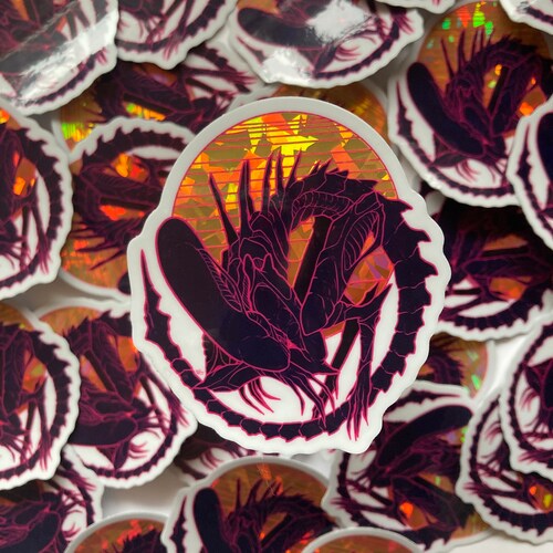 Big Wheel Xenomorph Vinyl Sticker - Etsy