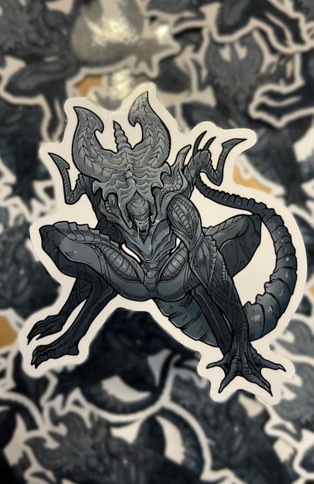 Xenomorph Alien King Sticker - Etsy