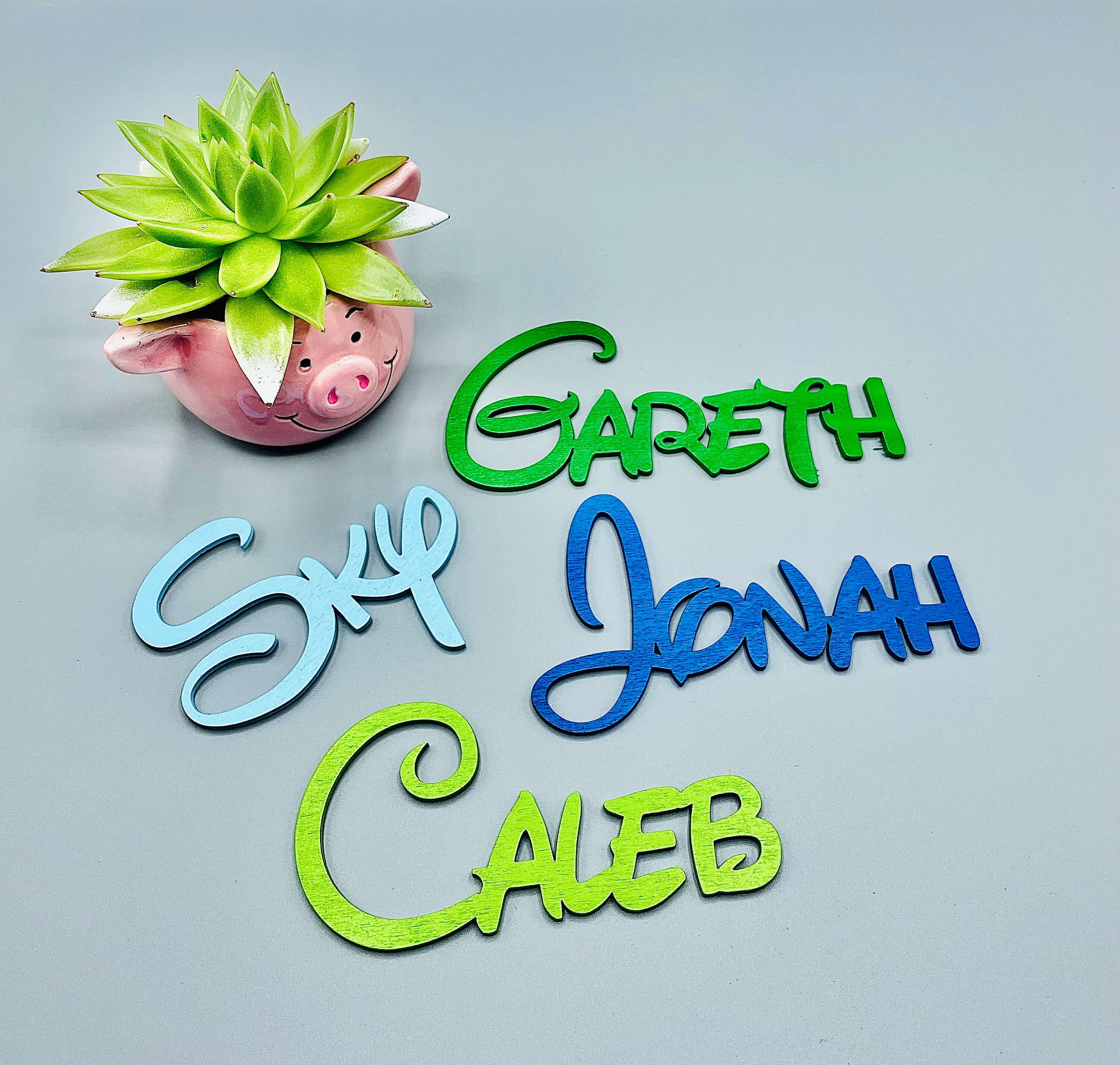 Wall Name Wooden Name Kids Wall Letters Children's Name - Etsy