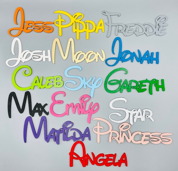 Wall Name Wooden Name Kids Wall Letters Children's Name - Etsy