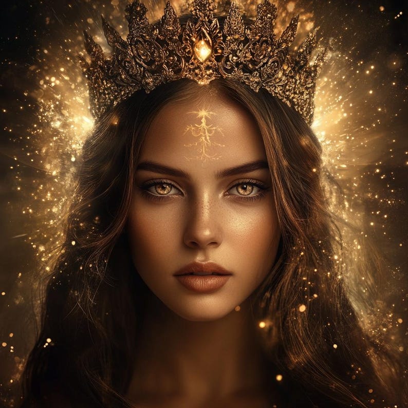 Animated Inner Goddess Portrait Video: Psychic Reading & Higher Self ...