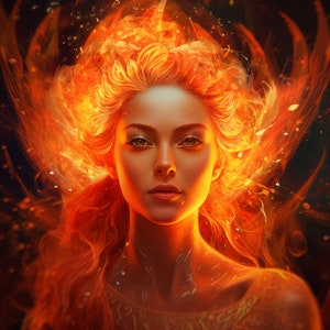 Psychic Inner Being Art Portrait of Your Higher Self Energy Reading ...