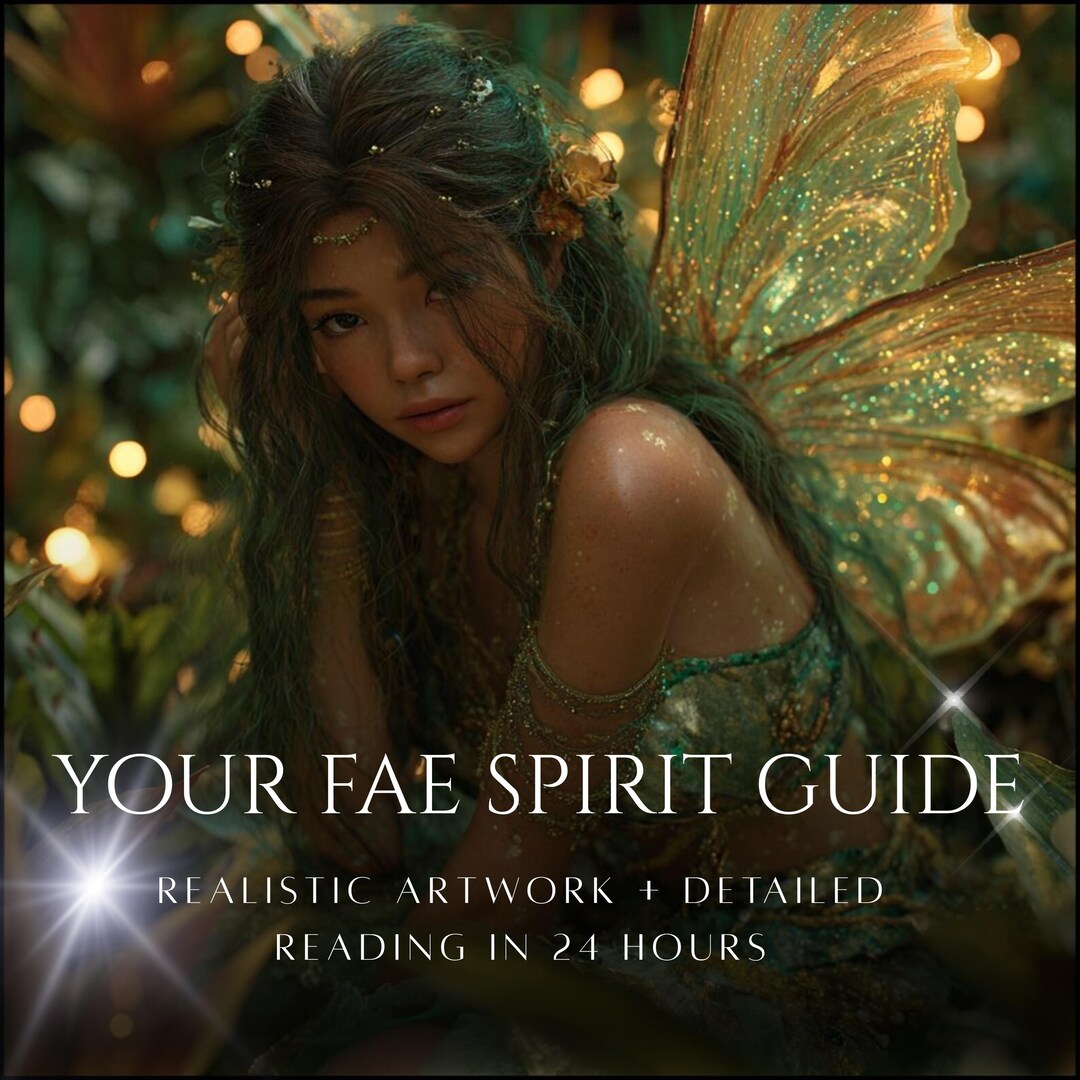 Faerie Spirit Portrait: Custom Natal Chart Fairy Artwork (digital ...
