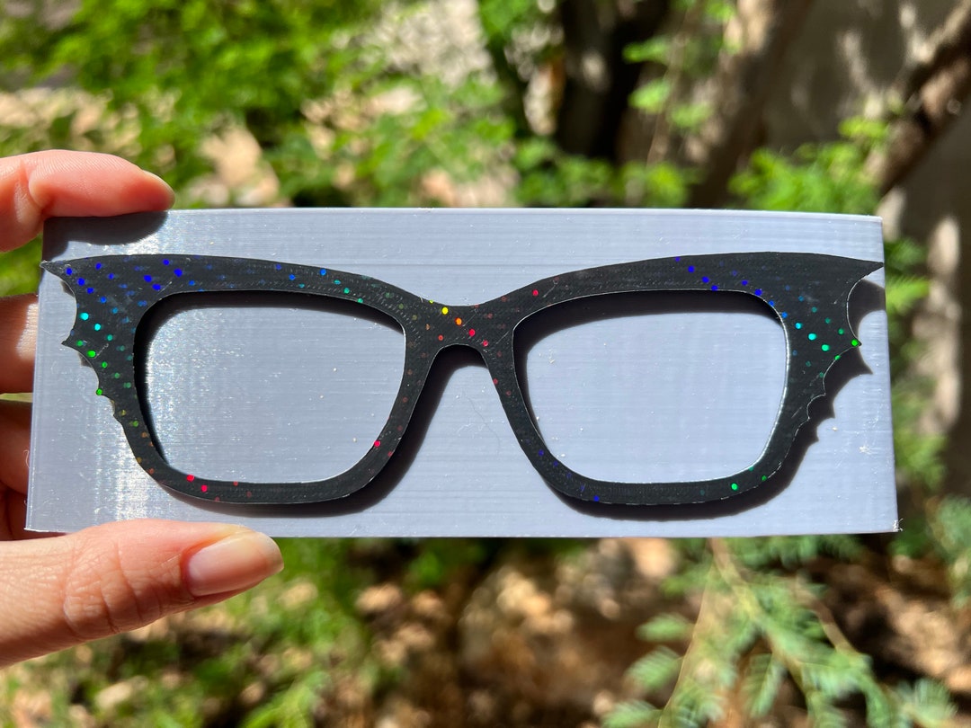 Holographic Bat - 3D Printed Glasses Topper - Etsy