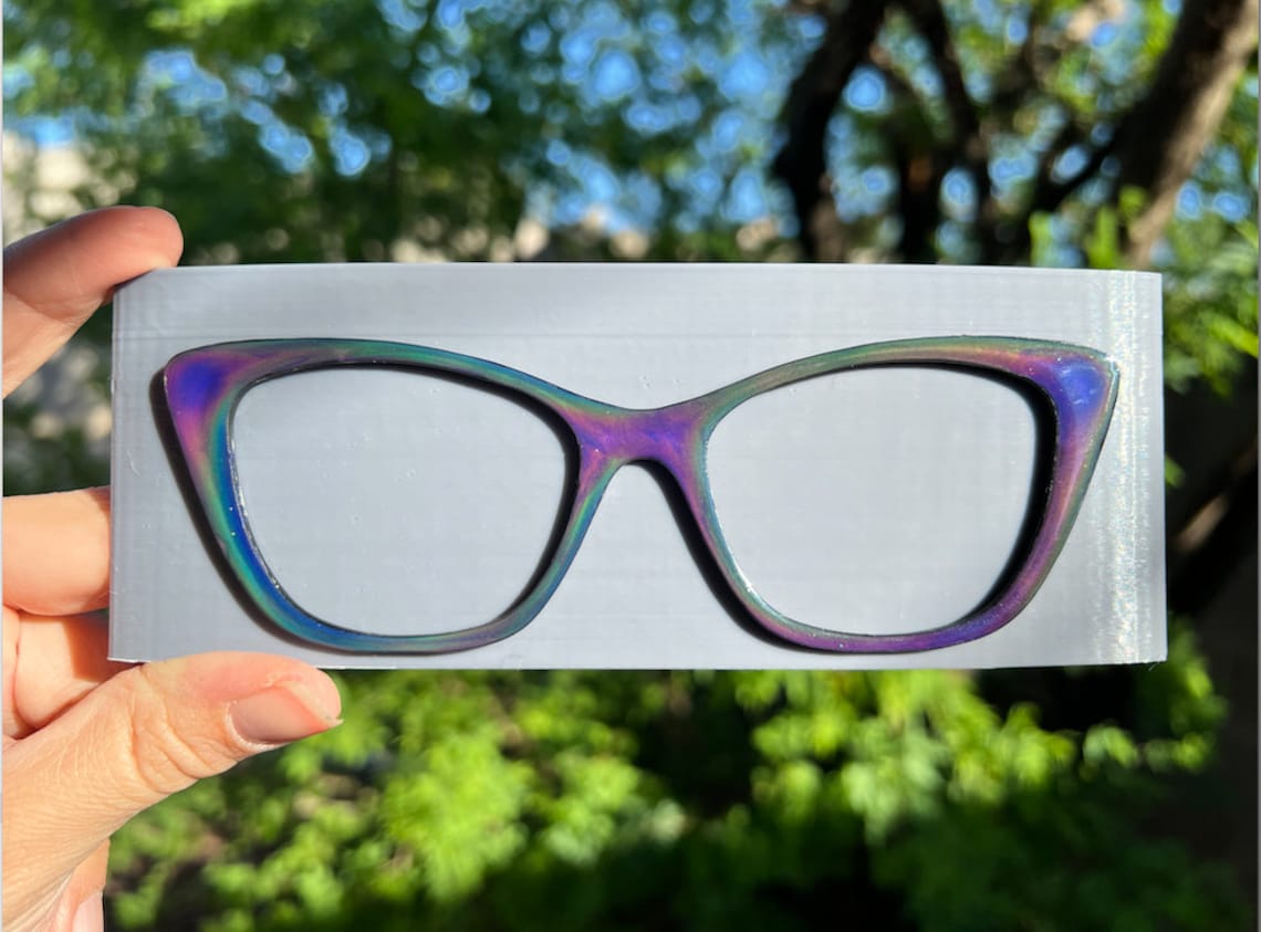 Mood Ring Multi Color Shift - 3D Printed Glasses Toppers - Etsy