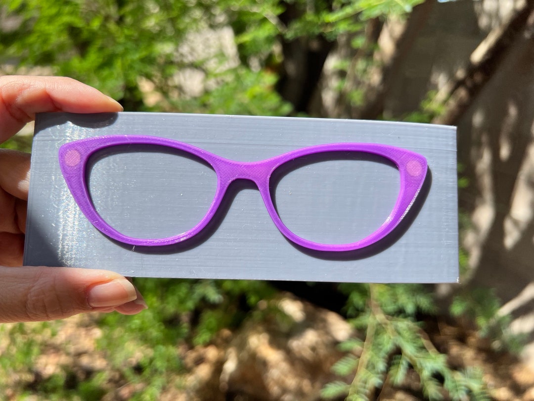 Purple to Pink Color Change - 3D Printed Glasses Topper - Etsy