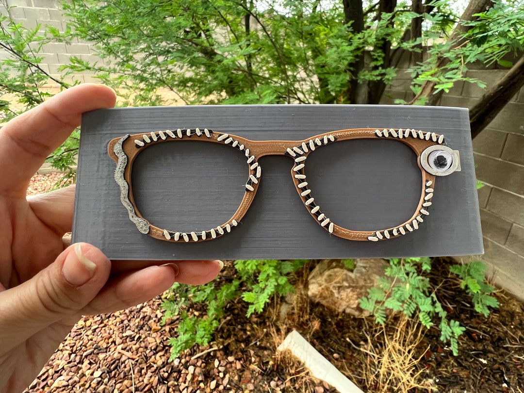 BOOOOK - 3D Printed Glasses Toppers - Etsy