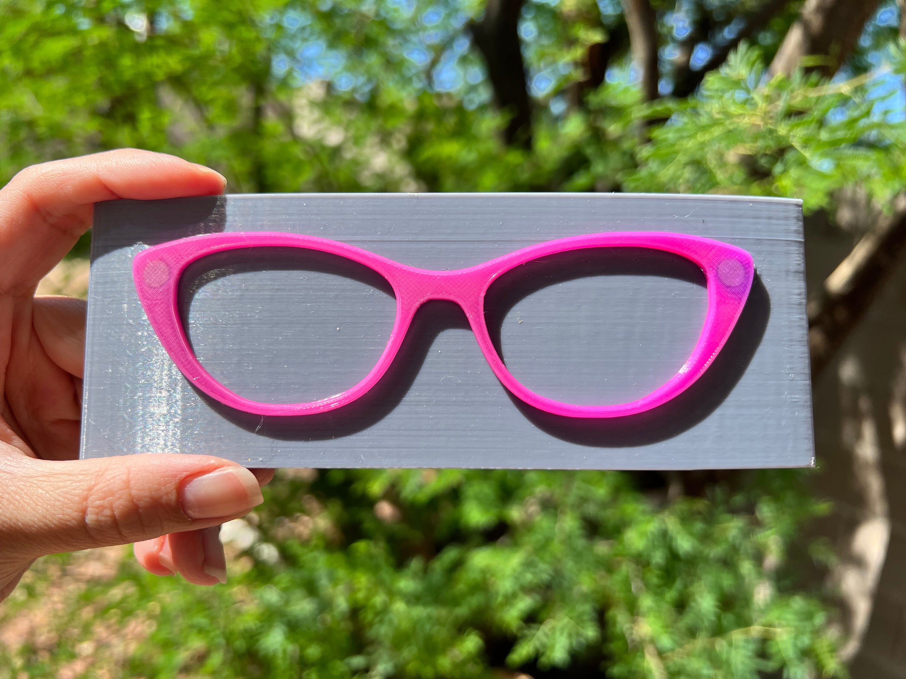 Purple to Pink Color Change - 3D Printed Glasses Topper - Etsy