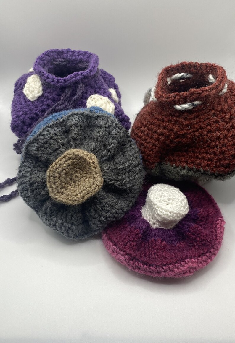Mushroom Drawstring Bag (CROCHET PATTERN ONLY) - Etsy