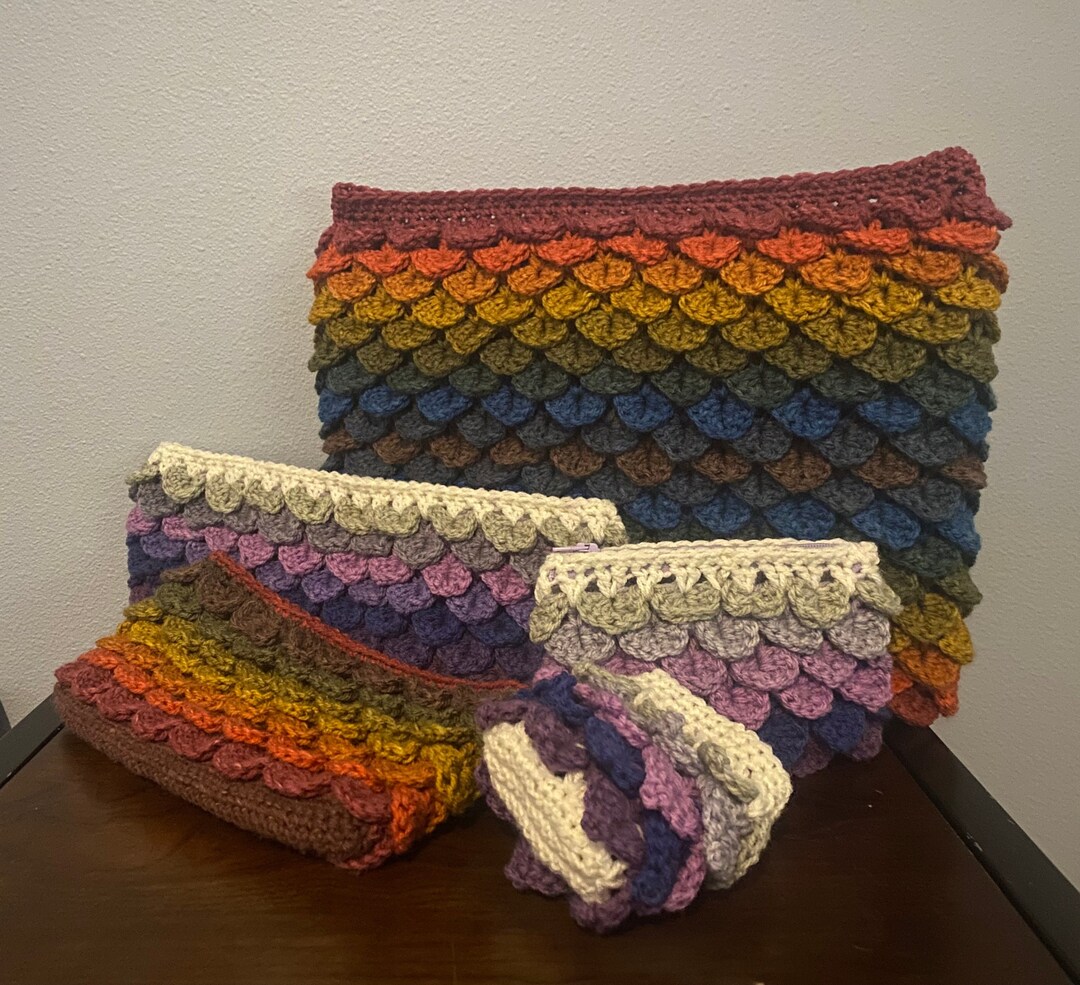 Dragon Scale Pouch (CROCHET PATTERN ONLY) - Etsy