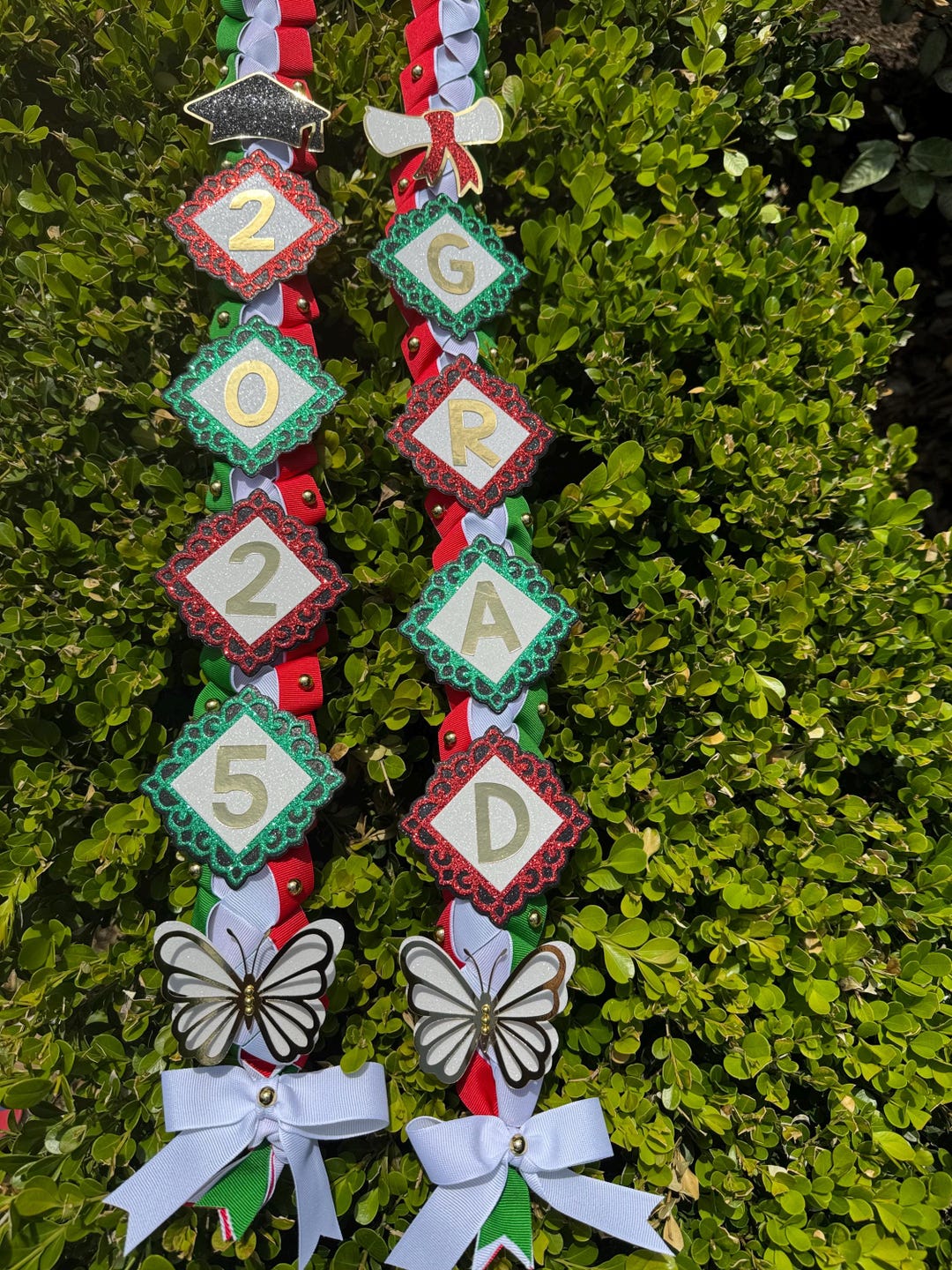 Country Graduation Ribbon Lei Promotion Gift Lei Senior Night Gift Lei ...