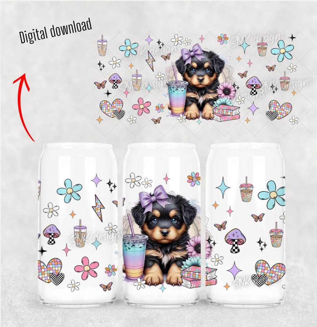 16oz Libby Can Wrap, Sublimation Design Templates, 16oz Png Digital ...