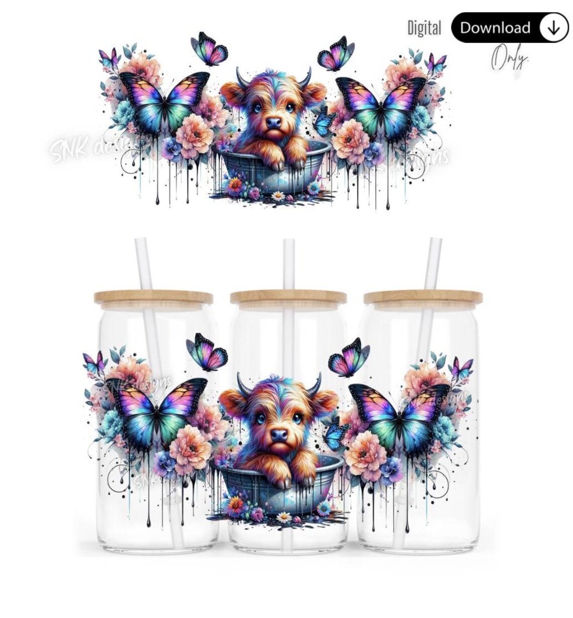 16oz Beer Can Wrap, Sublimation Design Templates, 16oz Png Digital ...