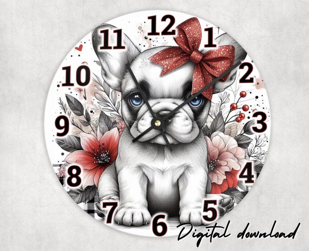 Clock Design Cute Funny Snarky Sublimation Clock Png , Digital Download ...