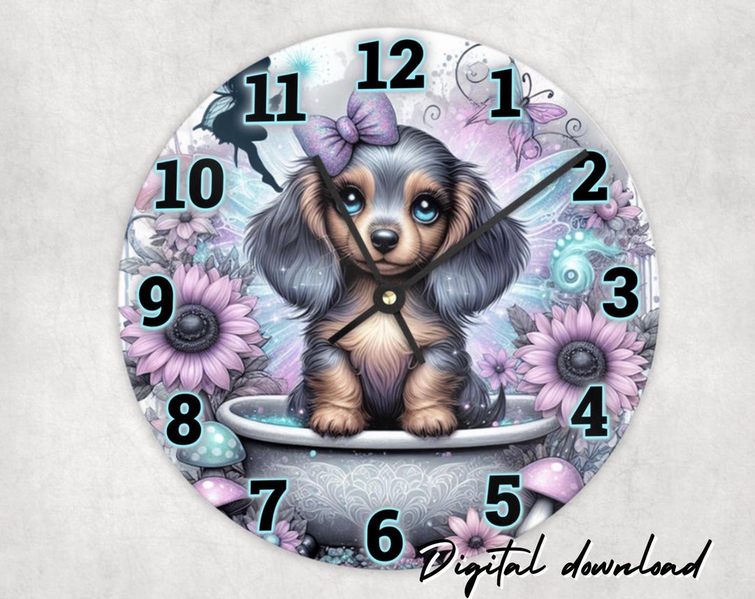 Clock Design Cute Funny Snarky Sublimation Clock Png , Digital Download ...