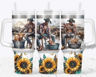 Western Country 40oz Wrap, Sublimation Design Templates, 40oz Png ...