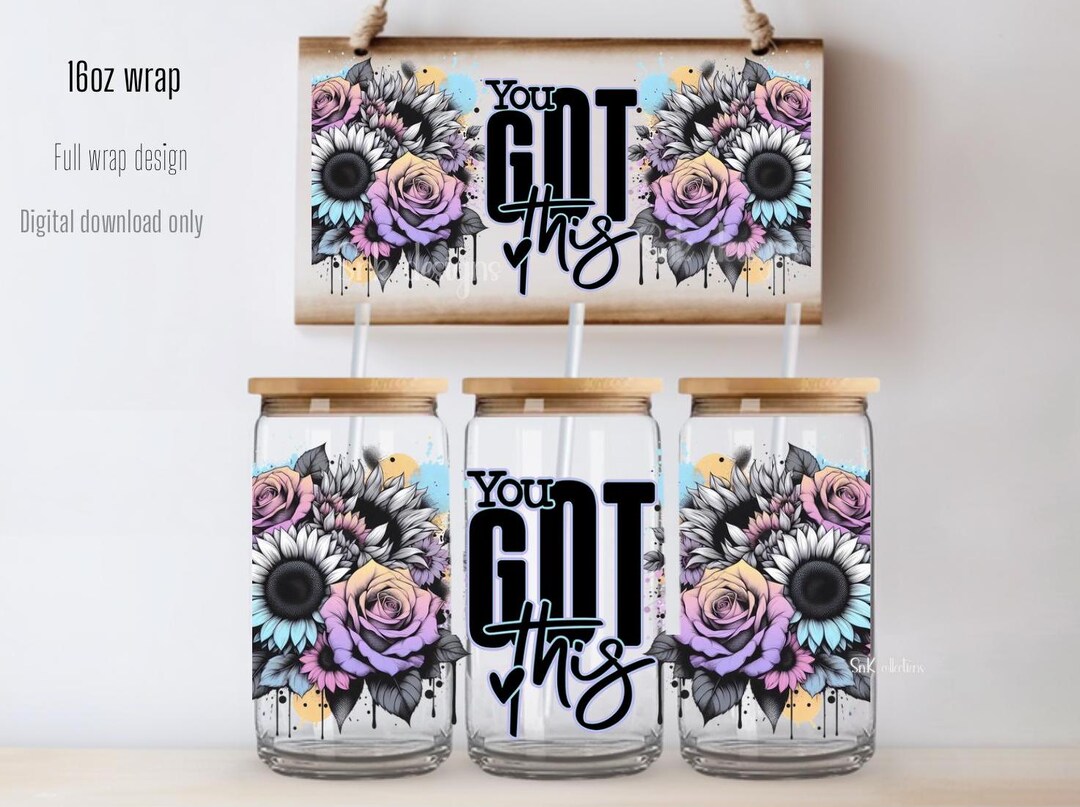 16oz Beer Can Wrap, Sublimation Design Templates, 16oz Png Digital ...