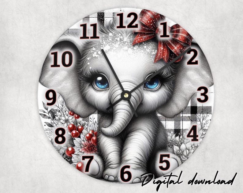 Clock Design Cute Funny Snarky Sublimation Clock Png , Digital Download ...