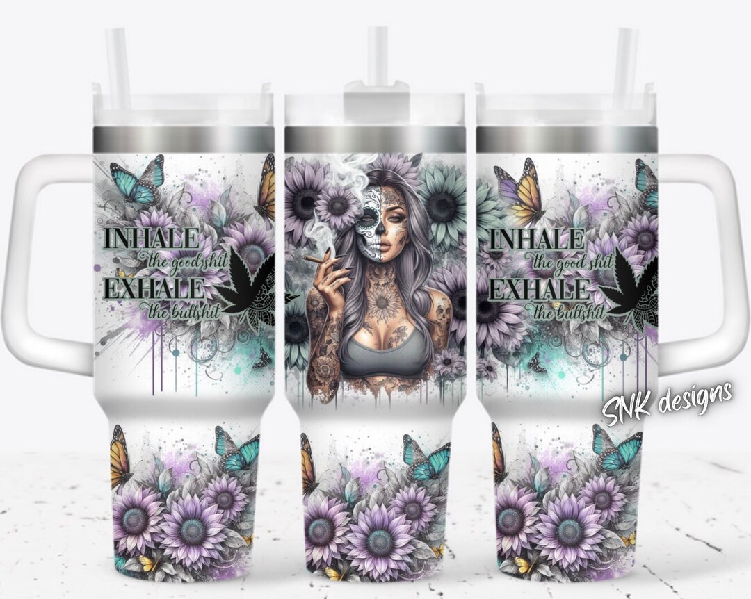 40oz Tumbler Wrap Badass Funny Sarcastic, Sublimation Design Templates ...
