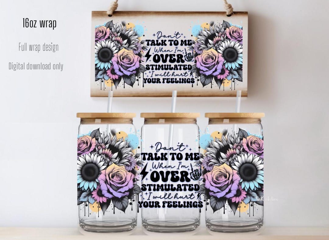 16oz Beer Can Wrap, Sublimation Design Templates, 16oz Png Digital ...