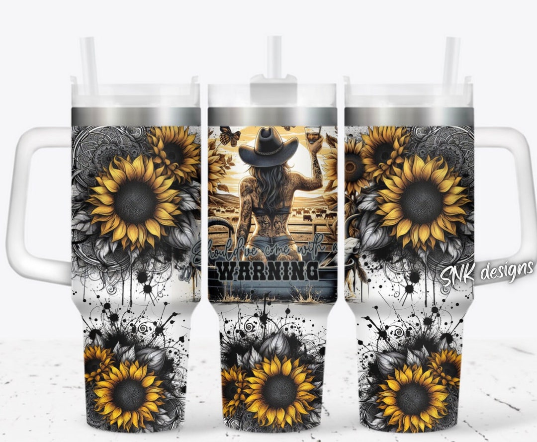 40oz Tumbler Wrap Western Country Self Love Daily Affirmations ...
