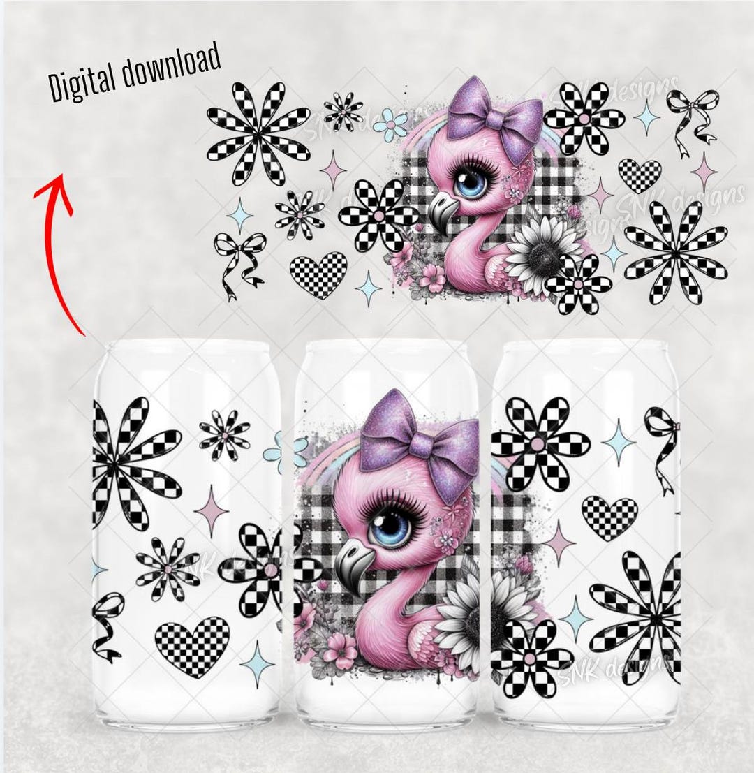 16oz Libby Can Wrap, Sublimation Design Templates, 16oz Png Digital ...