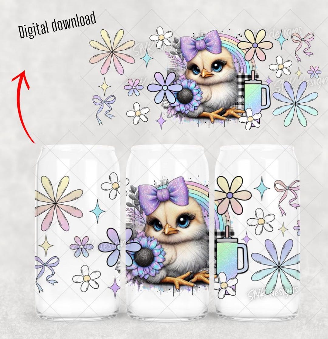 16oz Libby Can Wrap, Sublimation Design Templates, 16oz Png Digital ...