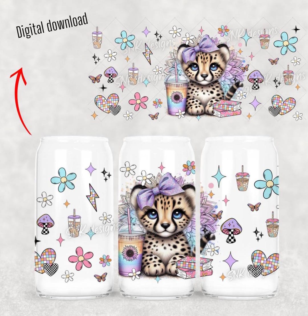 16oz Libby Can Wrap, Sublimation Design Templates, 16oz Png Digital ...