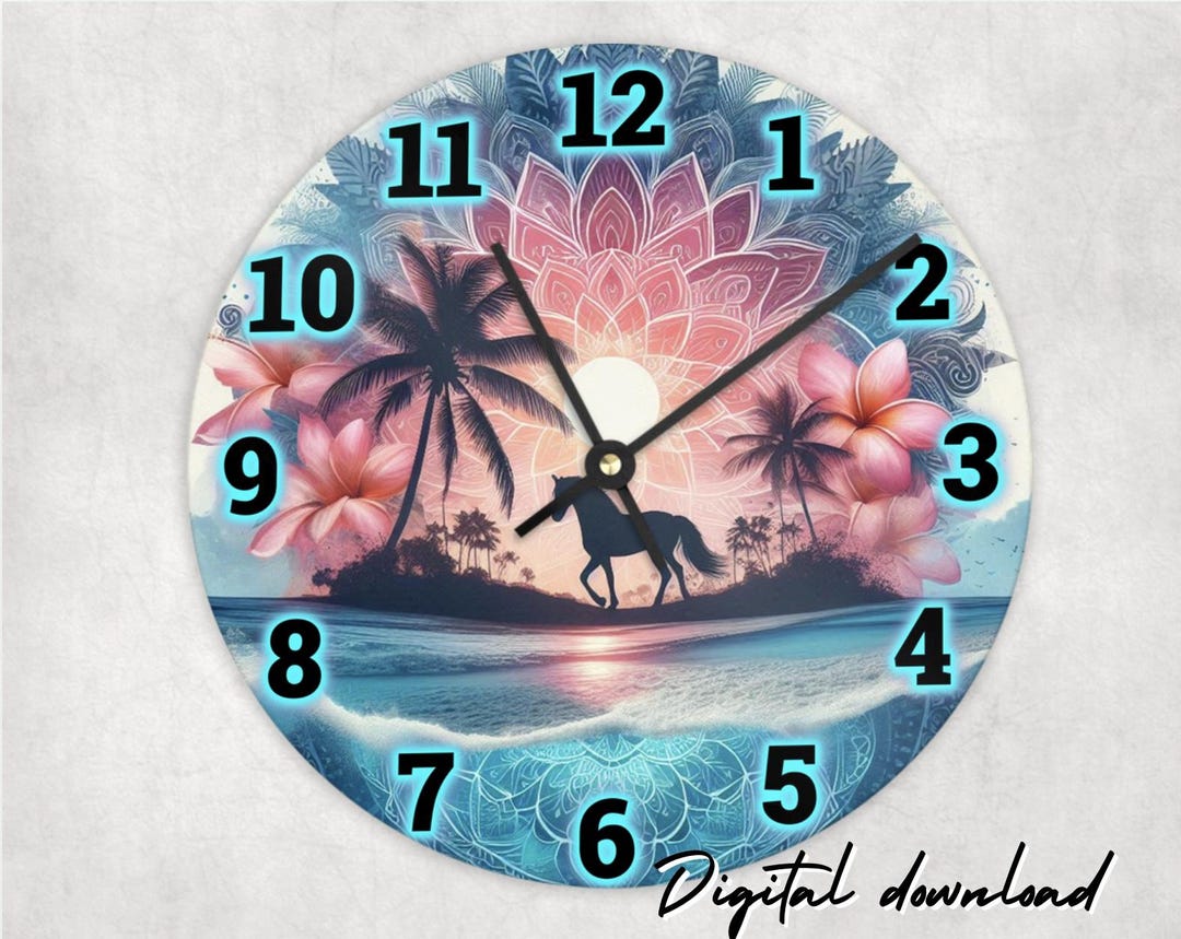 Clock Design Cute Funny Snarky Sublimation Clock Png , Digital Download ...